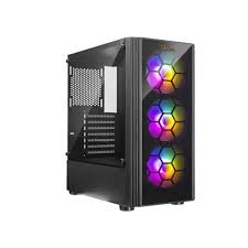 PC POWER ATX GAMING CASING (4 X ARGB FAN) MODEL # PG-400 BLACK ...