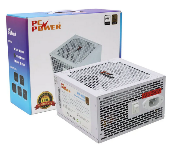 PC Power PP-500W White 500W Gaming Power Supply – Powerland BD