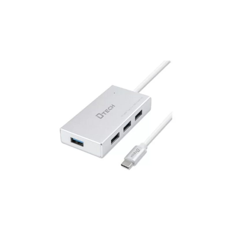 DTECH DT- 3308 TYPE C USB 4 PORT HUB – Powerland BD