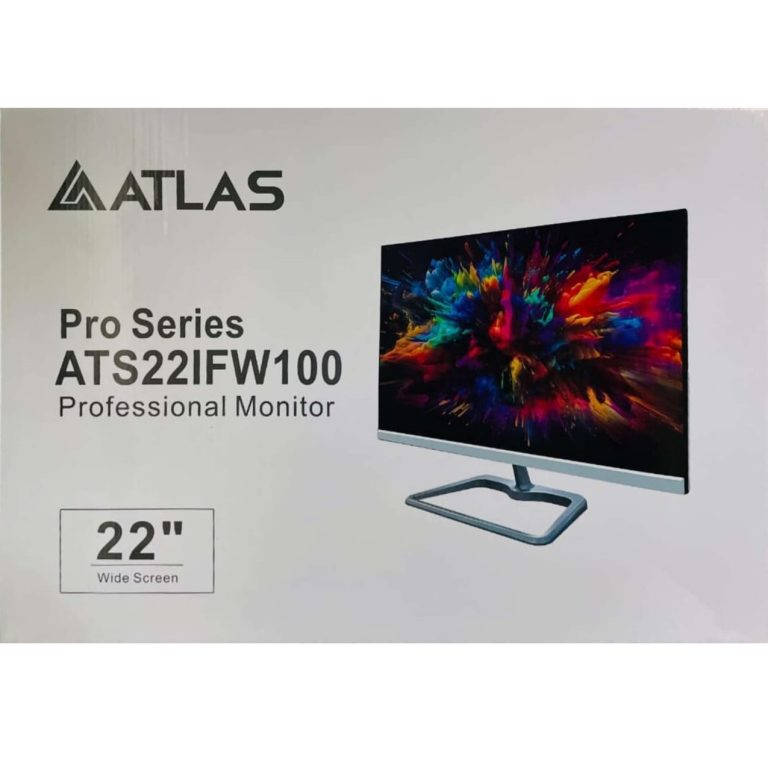 Atlas ATS22IFW100 22-inch 100Hz FHD IPS Display (White) Monitor ...