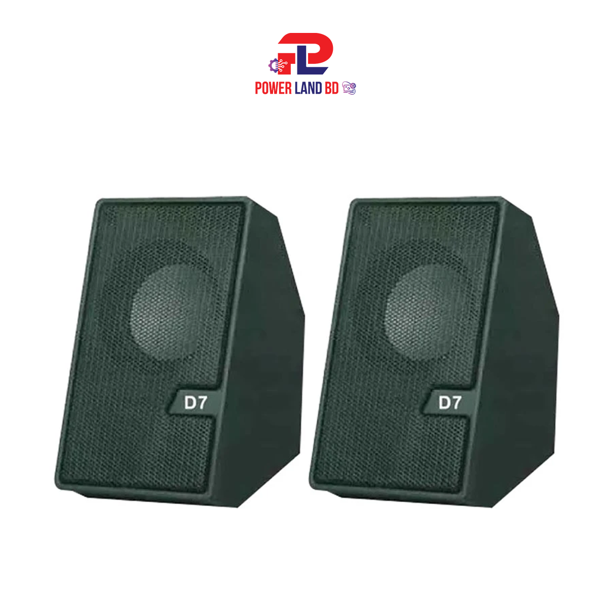 Pc Power SG-D7 2:0 Wired Stereo Black Mini Multimedia Speaker ...