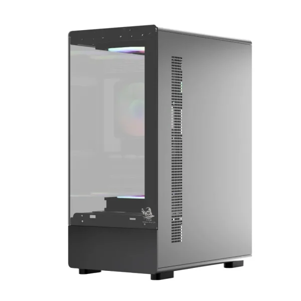 ARS Snow J-330-1 ARGB Desktop Gaming Case Black – Powerland BD